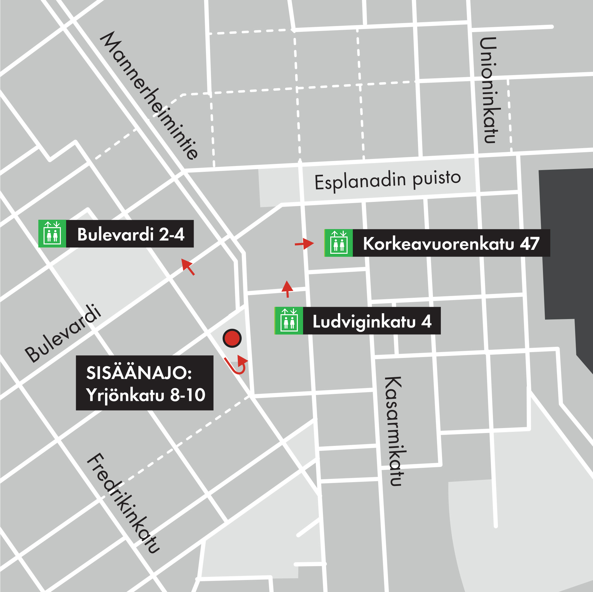 Pysäköinti Iso-Erottaja - Aimo Park Finland